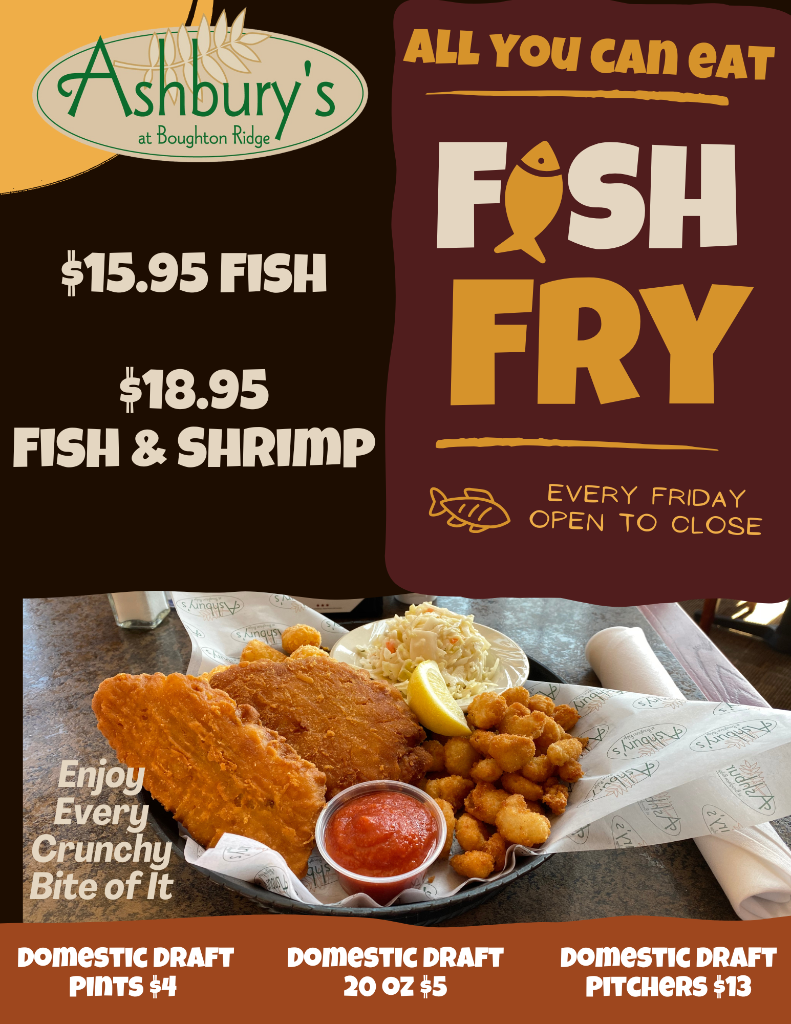 All You Can Eat Fish Fry! - Boughton Ridge Golf Course