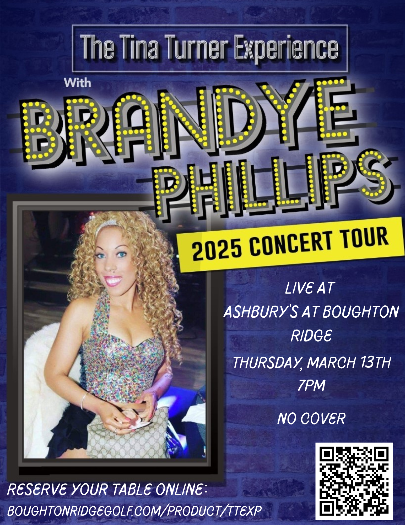 Tina Turner Experience with Brandye Phillips - Boughton Ridge Golf Course